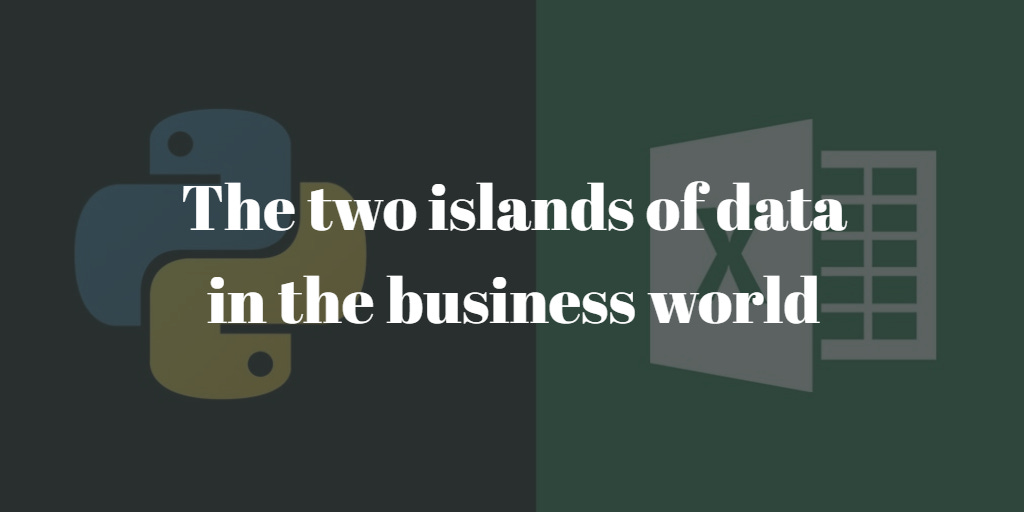 The two islands of data in the business world