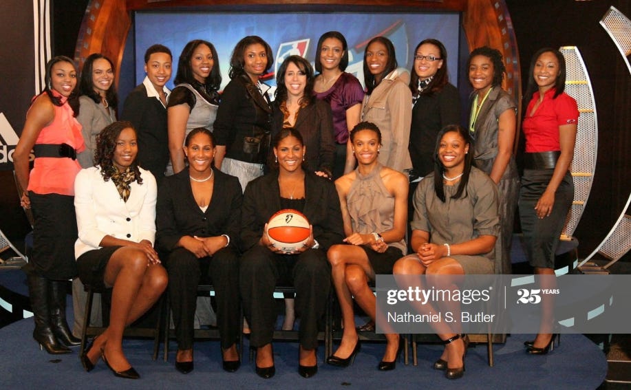 The evolution of WNBA fashion, as told through every draft's class photo