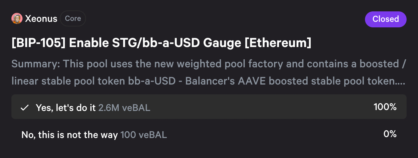 The Balancer Report - by Cosme Fulanito and Gleb