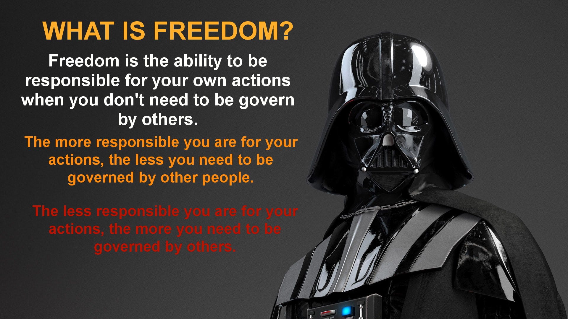 What is Freedom? - by DarthCoin ₿⚡️