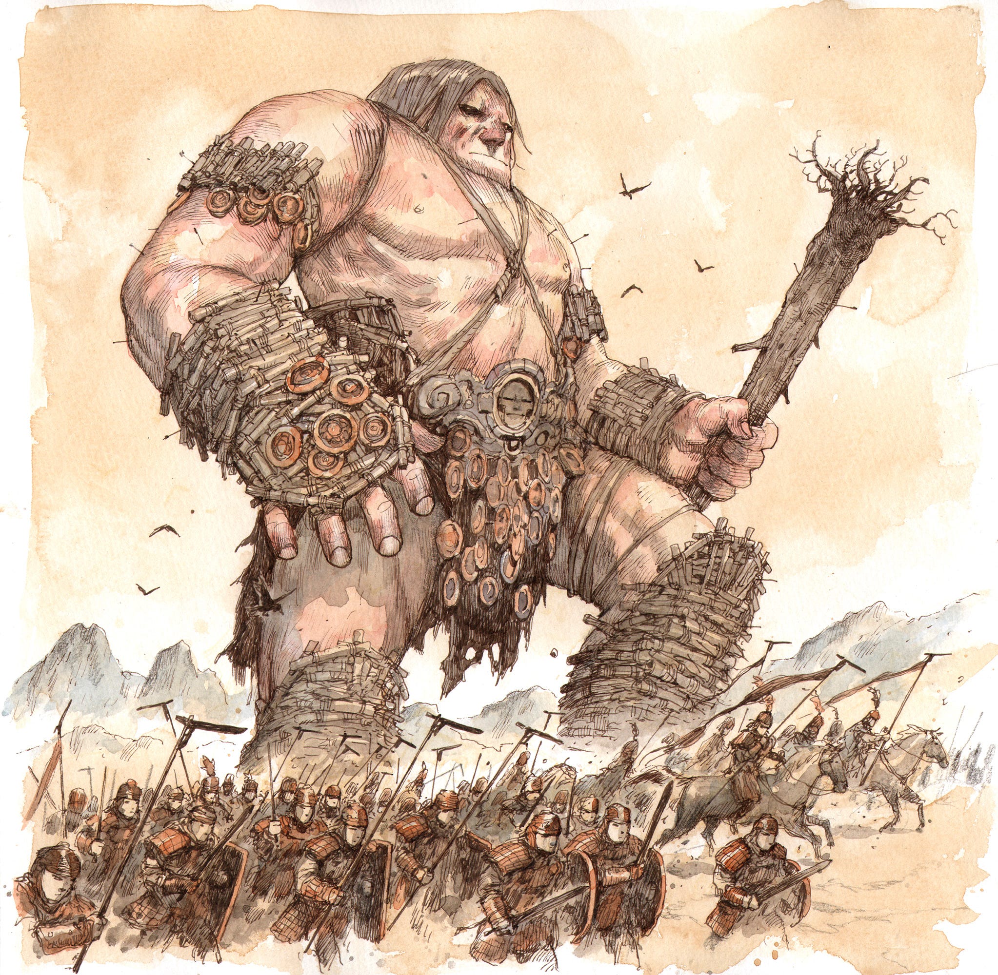 Comics Artopsy #8 - by Niko Henrichon - Exploding Giraffe