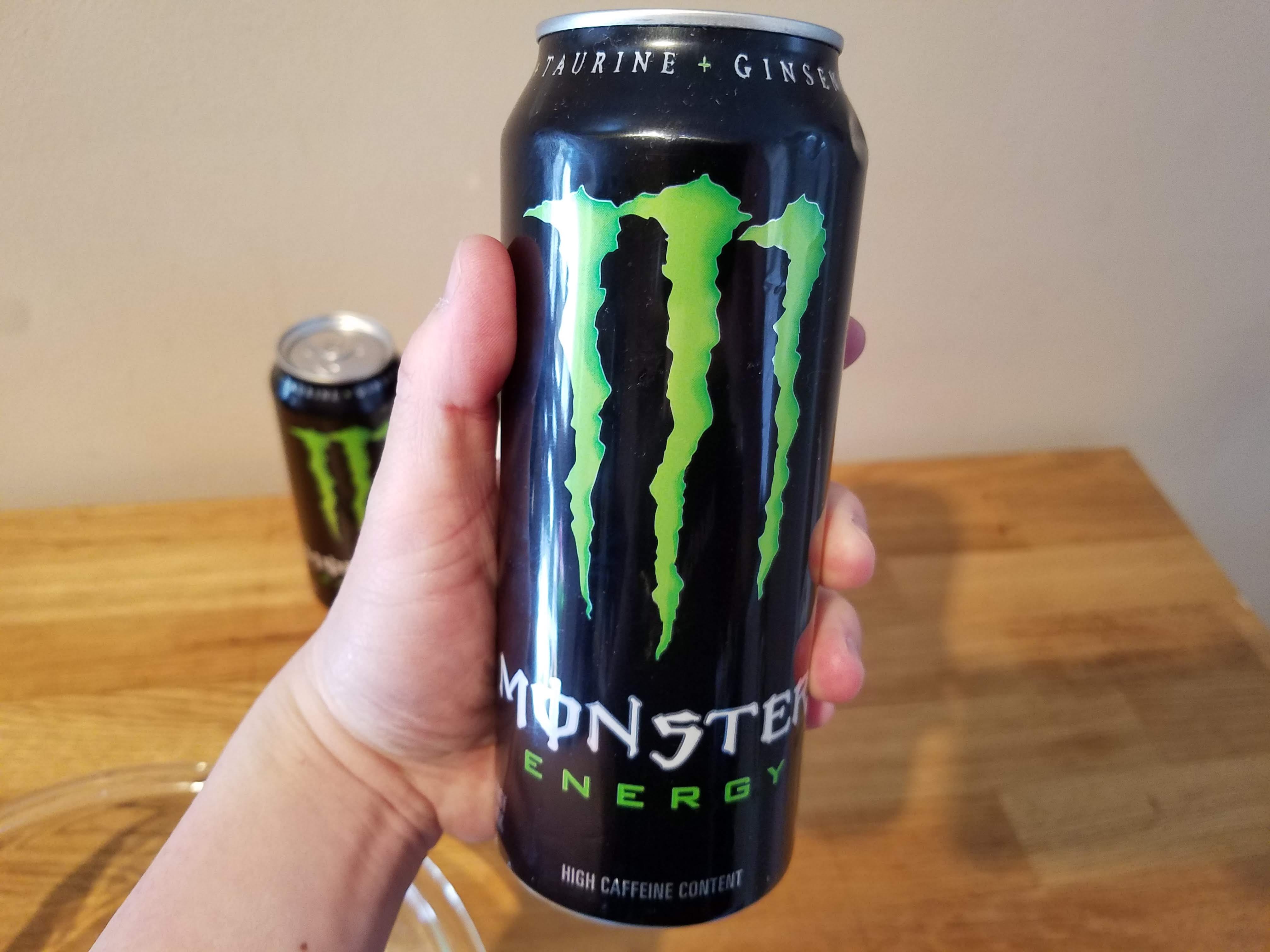 Monster energy drink pudding - by Dennis Lee