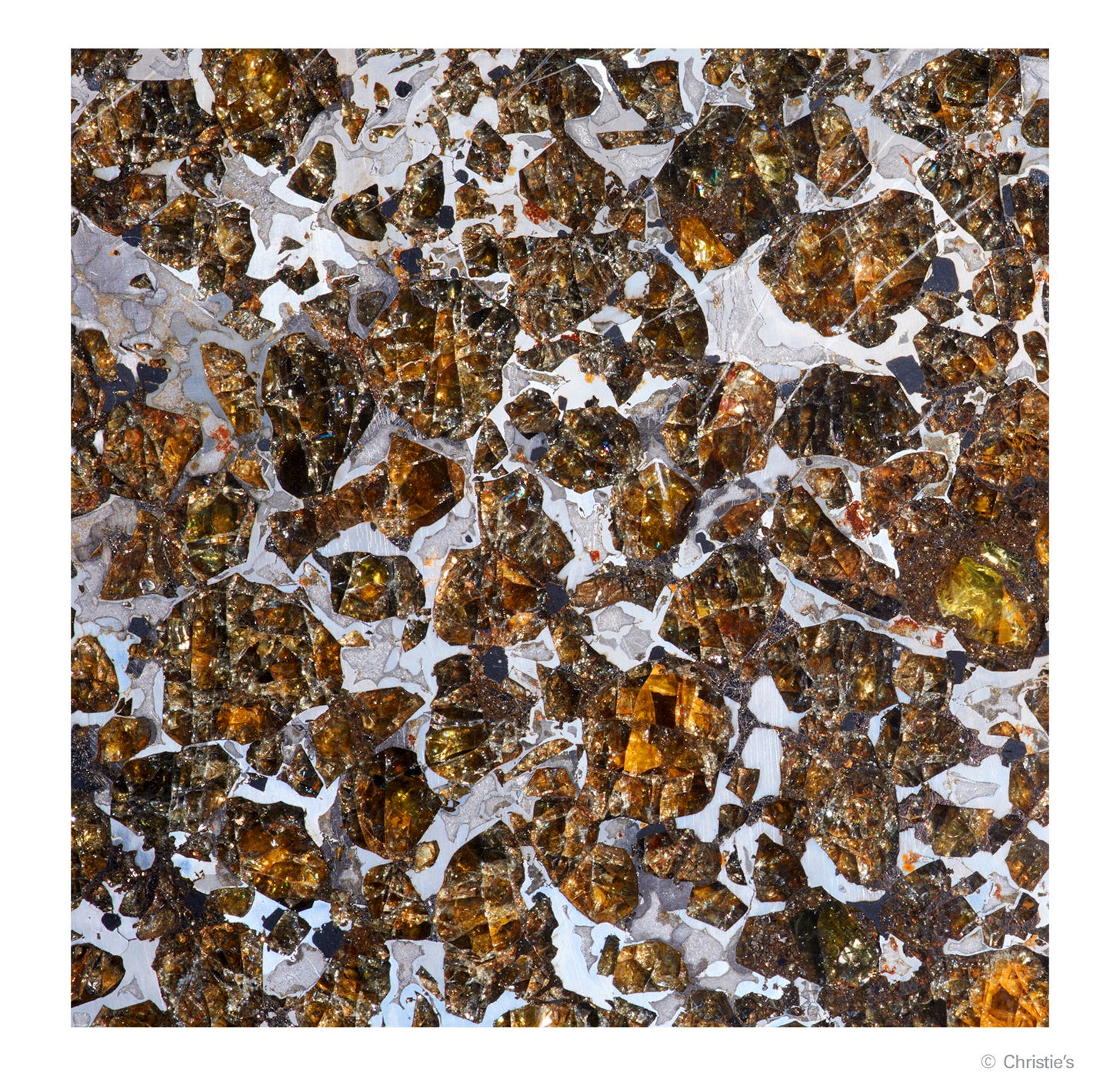 Pallasites by the dashboard light - by Monica McLaughlin