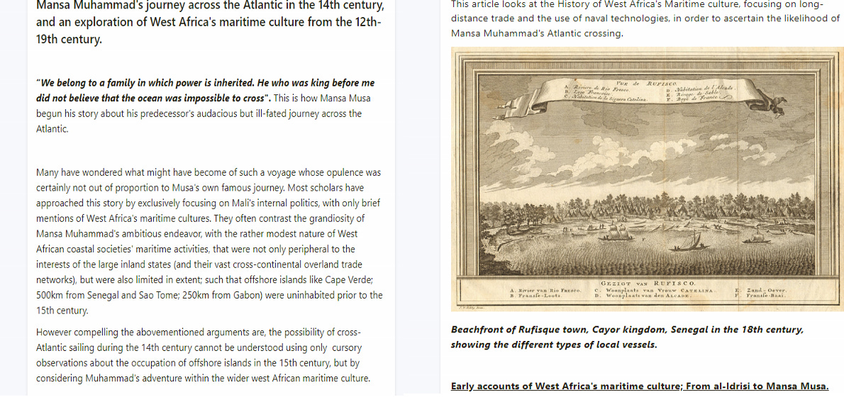 Maritime trade, Shipbuilding and African sailors in the indian ocean: a ...