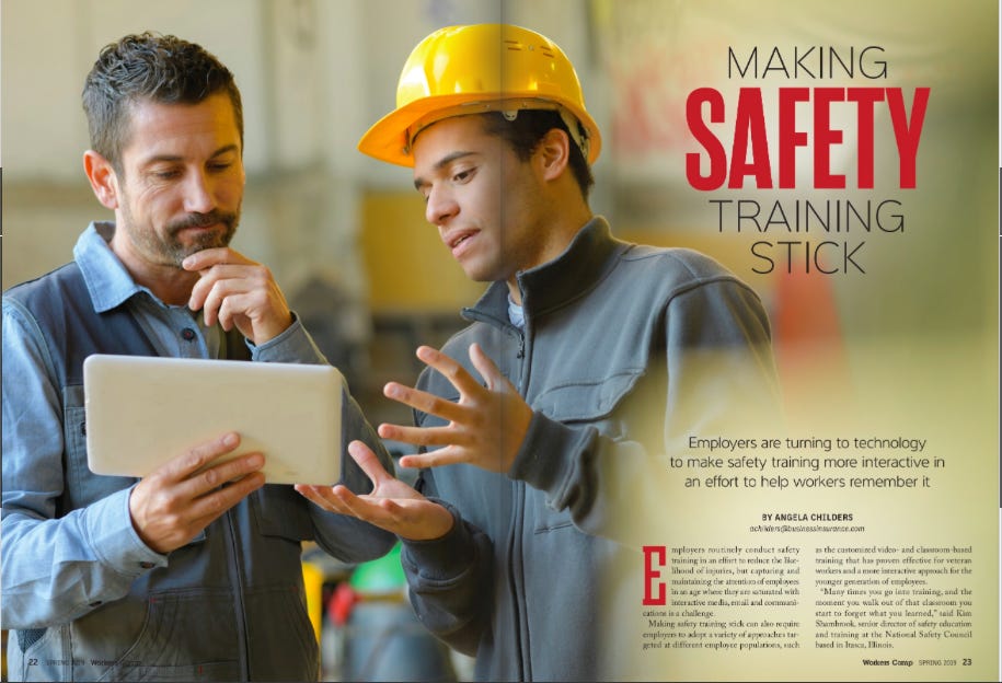 Making Safety Training Stick