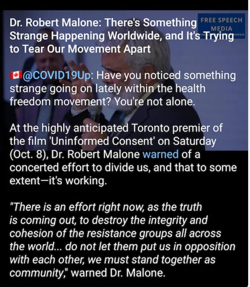 “The Boundary is Children” - by Robert W Malone MD, MS