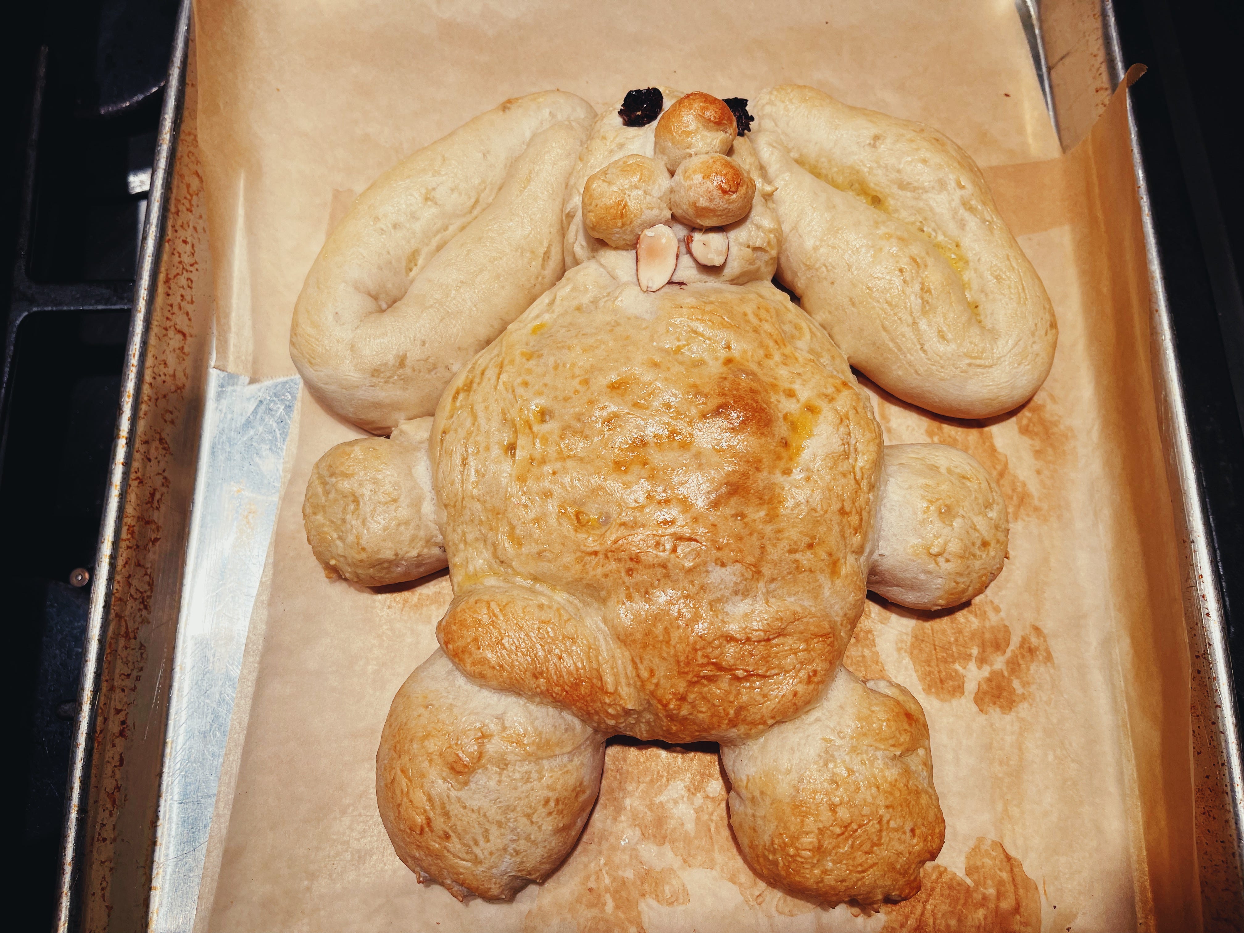 🐰Bread that's shaped like a bunny - by Jessica Brooks