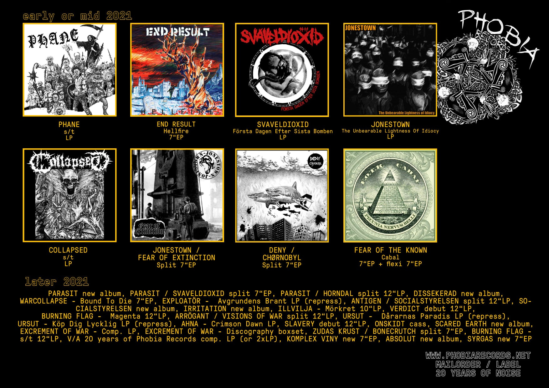 Phobia Records Unleash Plans 2021