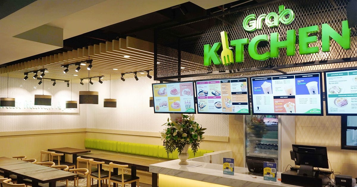 Grab's Supermarket x Restaurant Merger. - by Akshay BD