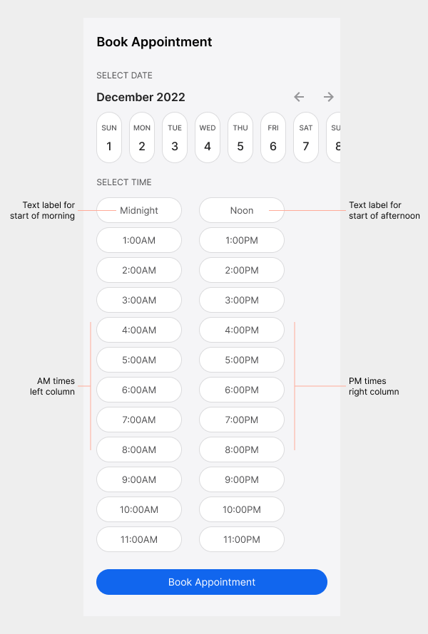 The Best Mobile UI for Picking Date and Time - by Anthony