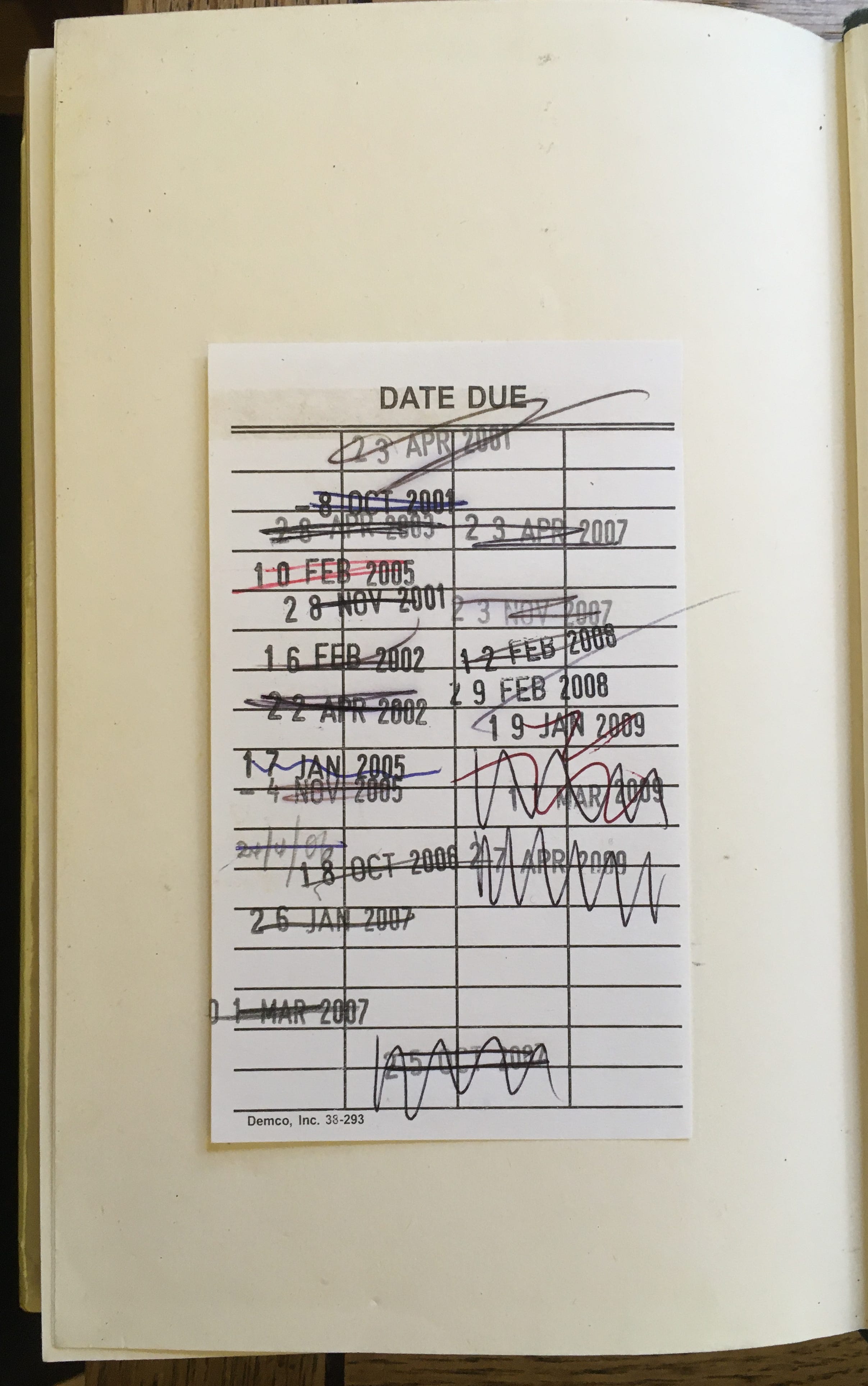 Library stamps - by Adam Smyth - TEXT!
