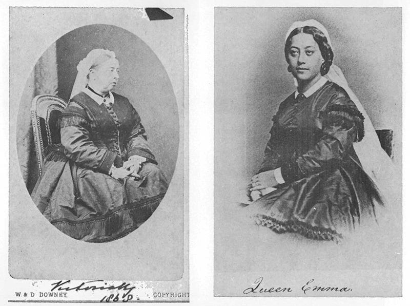 A pair of queens, 1865 - by Andrew Chapman - Histories