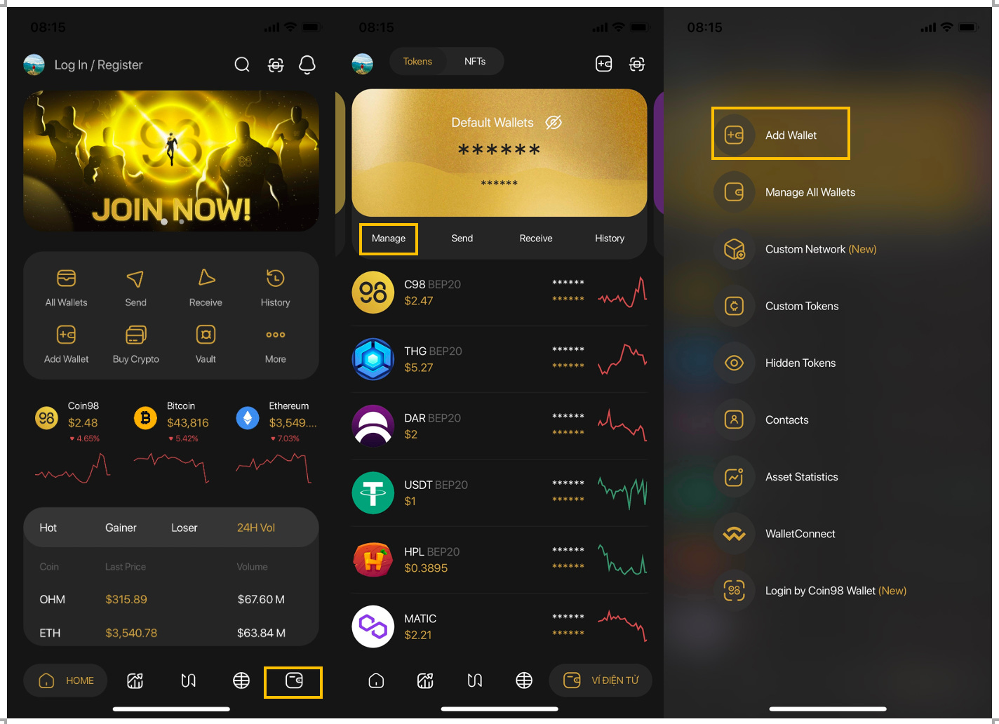 Deep Dive: Coin98 wallet - by Het Dagli