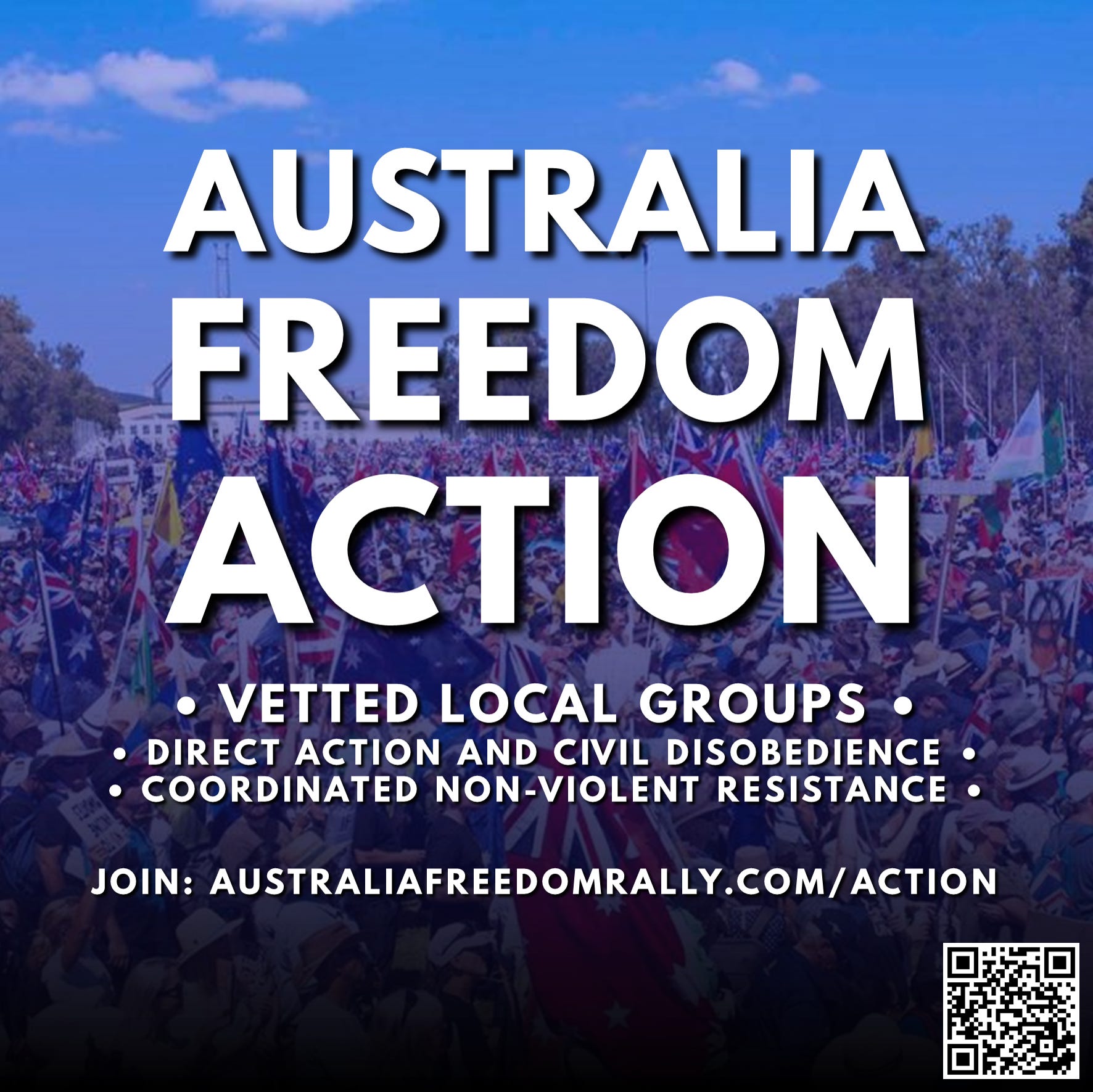 AUSTRALIA FREEDOM RALLY - VETTED LOCAL GROUPS