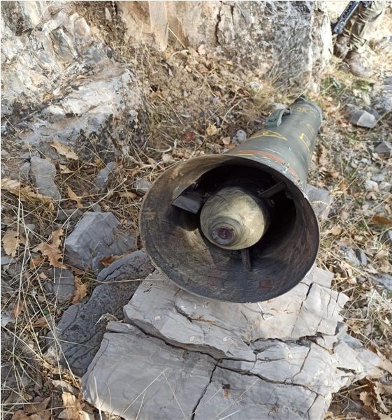 Weapons Used and Captured by the PKK in 2021 - by War Noir