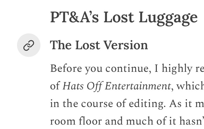How to make a Table of Contents in Substack