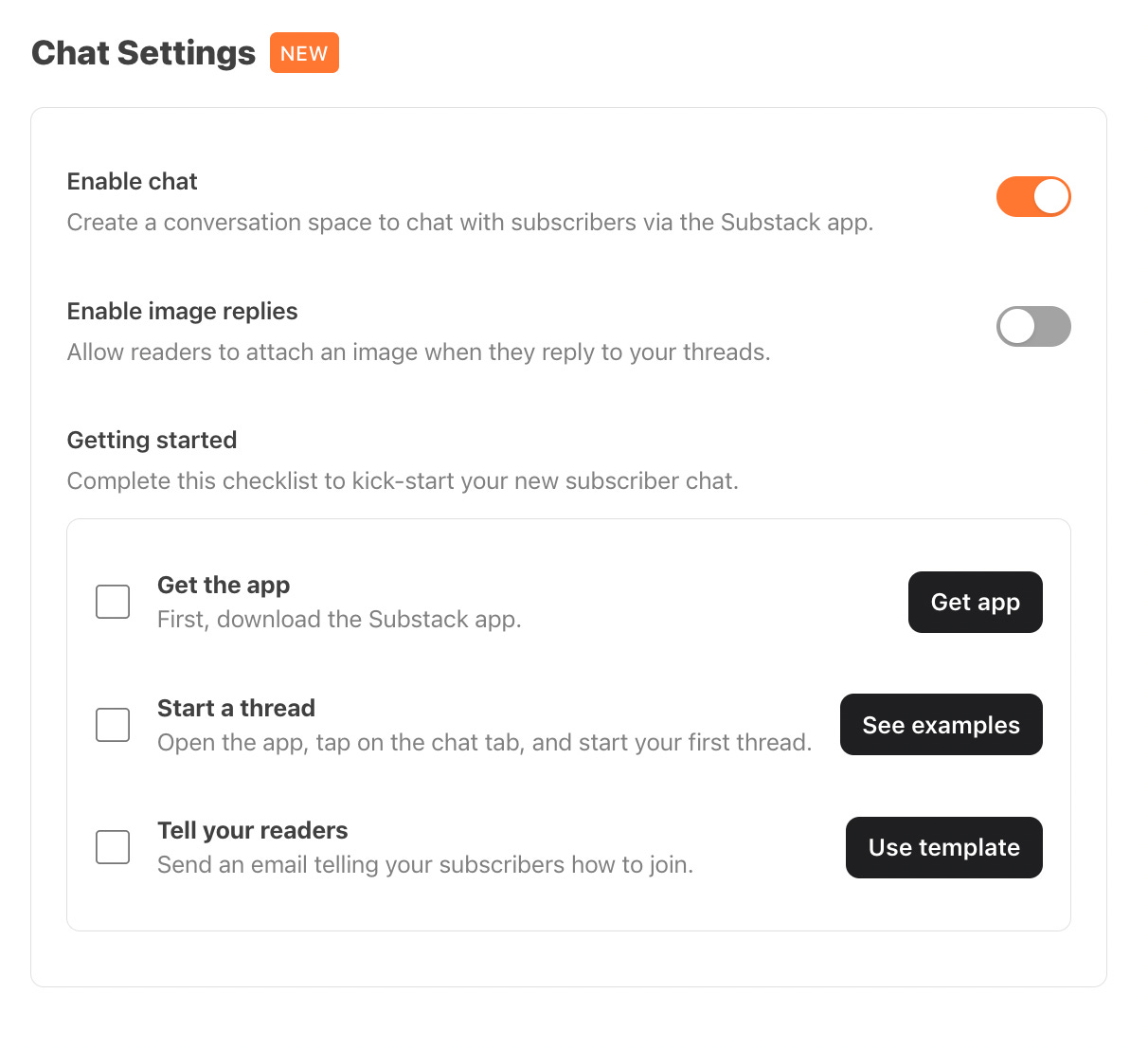 Chat questions answered - On Substack