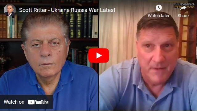 Scott Ritter - Ukraine Russia War Latest2