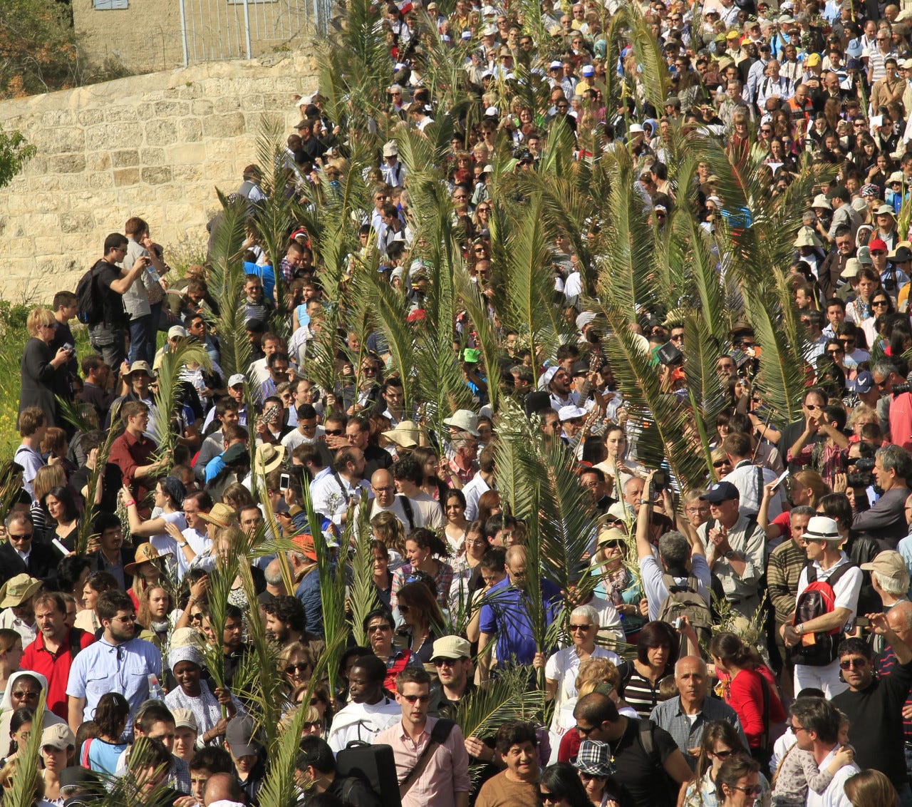 Christ in Bucha, crowds on Palm Sunday, and the rules of baseball