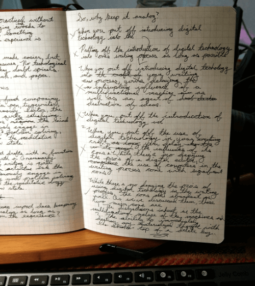 4 Reasons to Create Your First Drafts in Ink