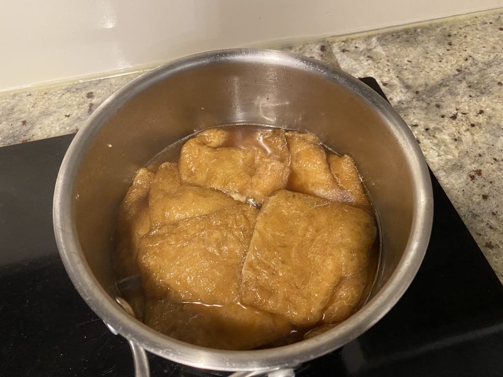 Silly Putty: Inari-age for Inarizushi - by Jada Mendoza