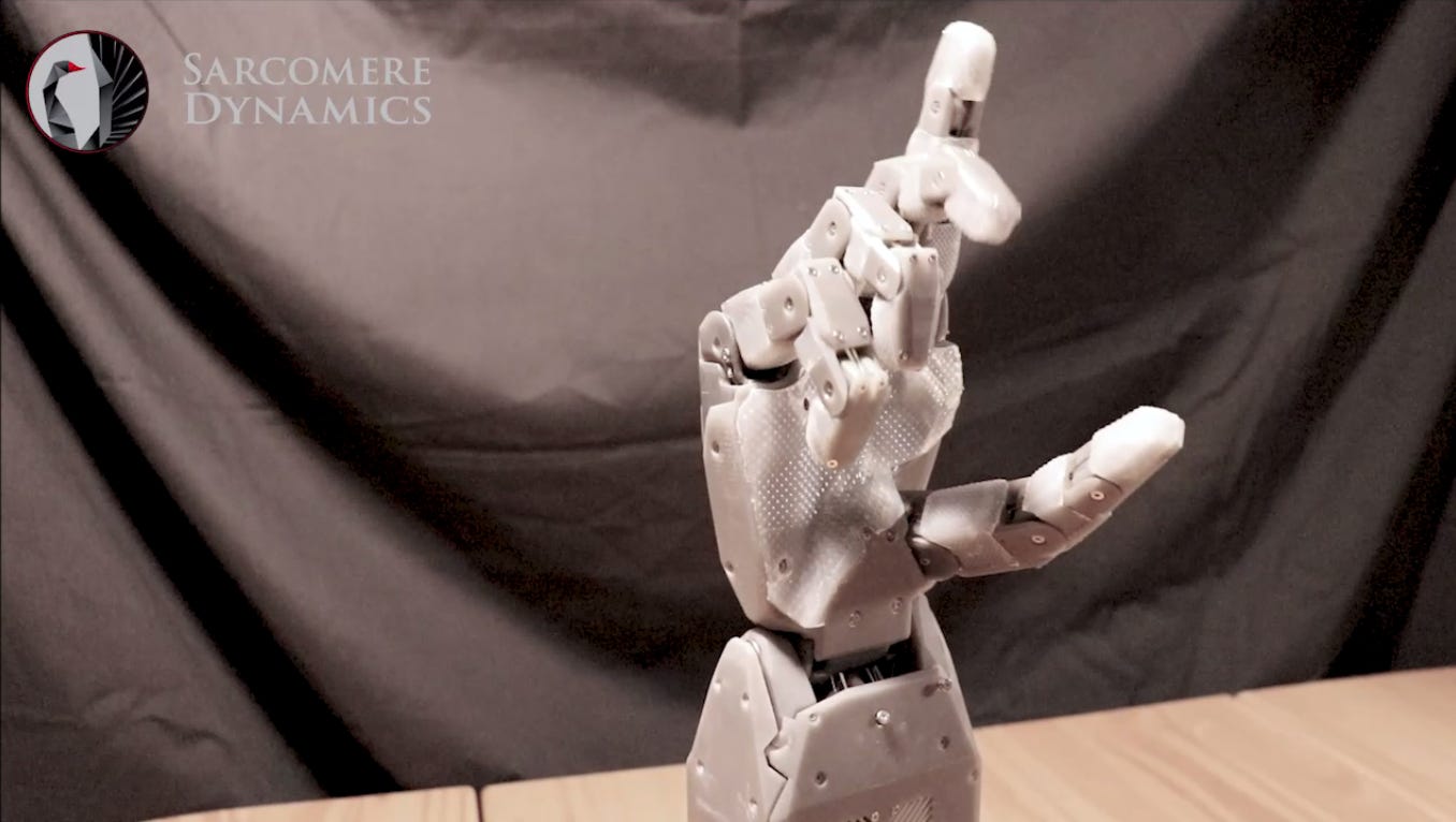 Sarcomere Dynamics’ robotic hands are within touching distance