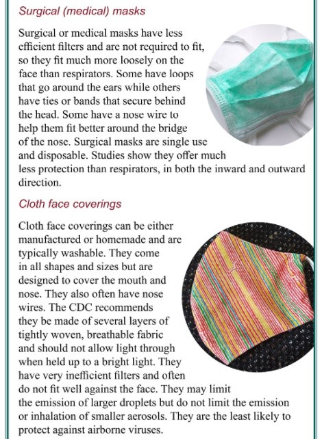 “Masks” vs “Filtering Facepiece Respirators” Whaaaaat?