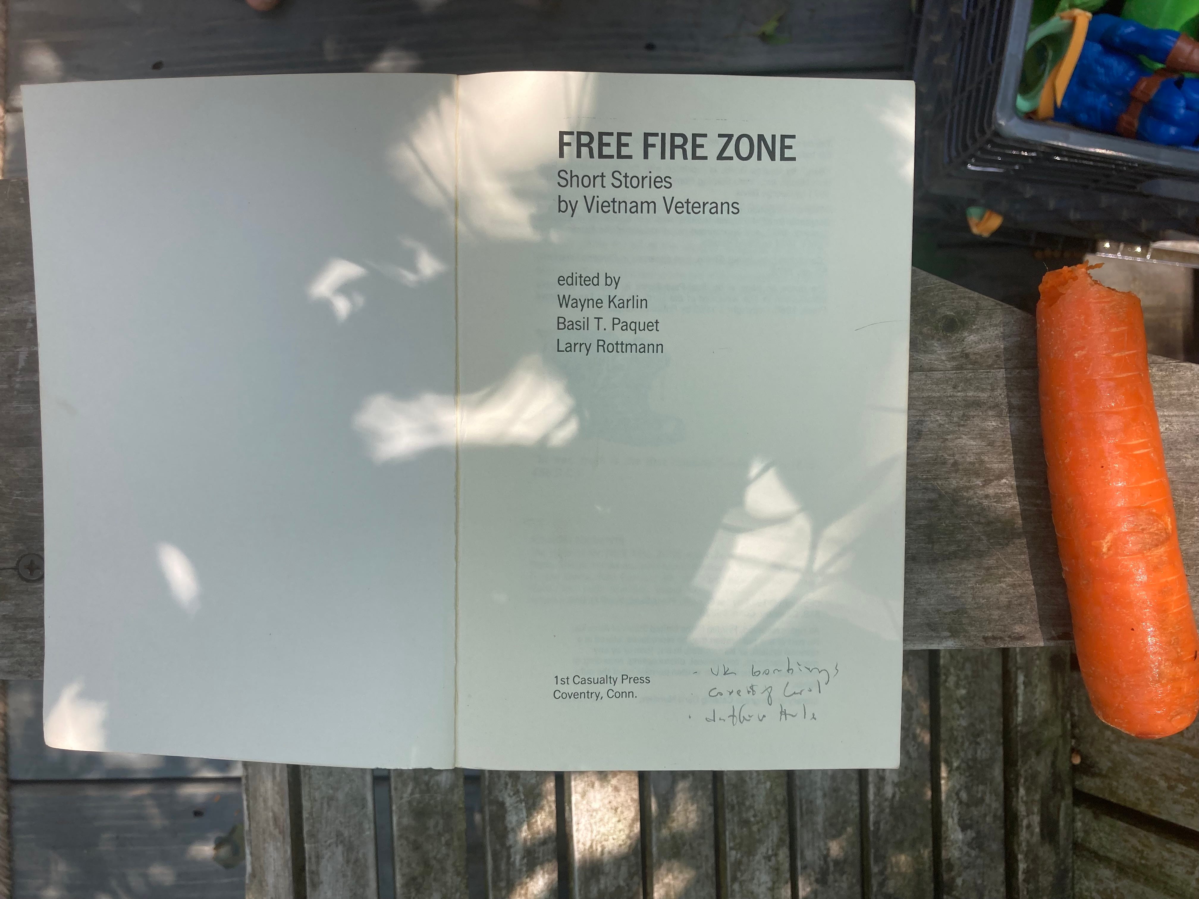 Free Fire Zone (iv) - by Dan Duffy - Viet Nam letters