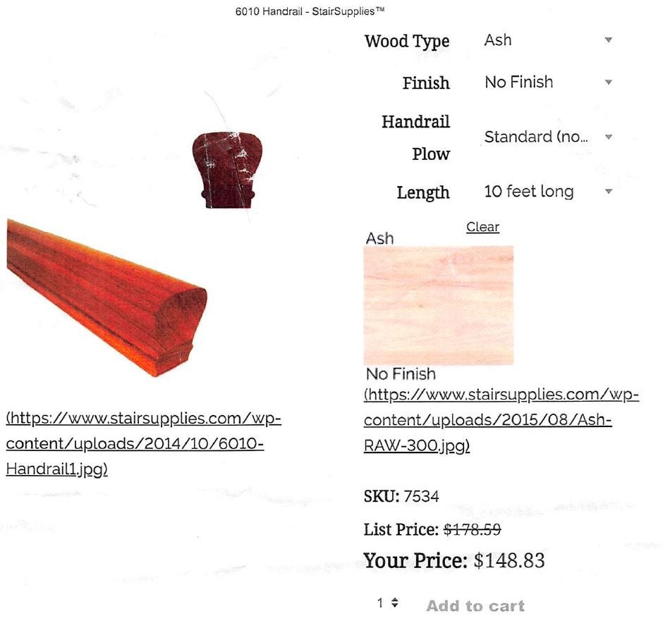 Handrails, continued - by John Daly - John’s Findings