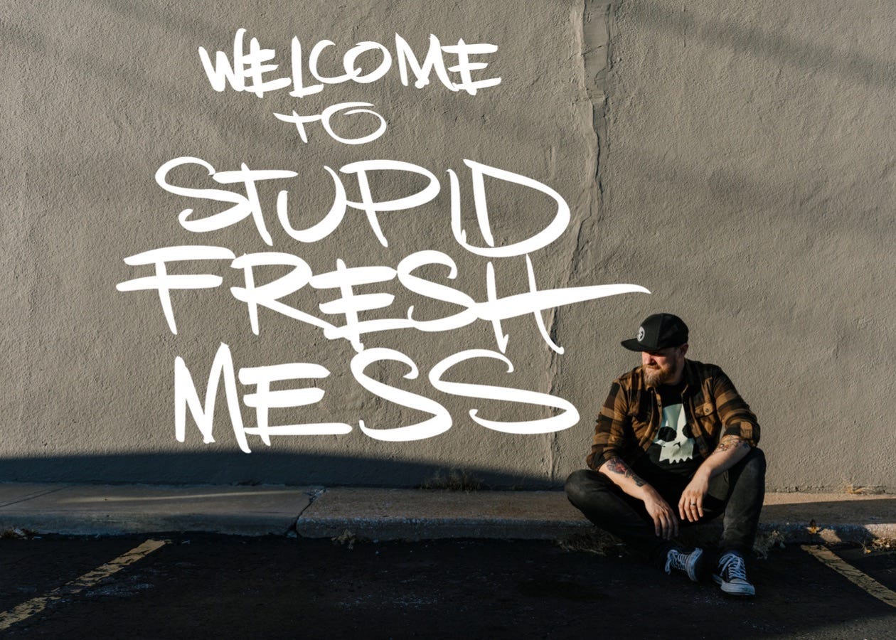 Welcome To Stupid Fresh Mess - by Skottie Young