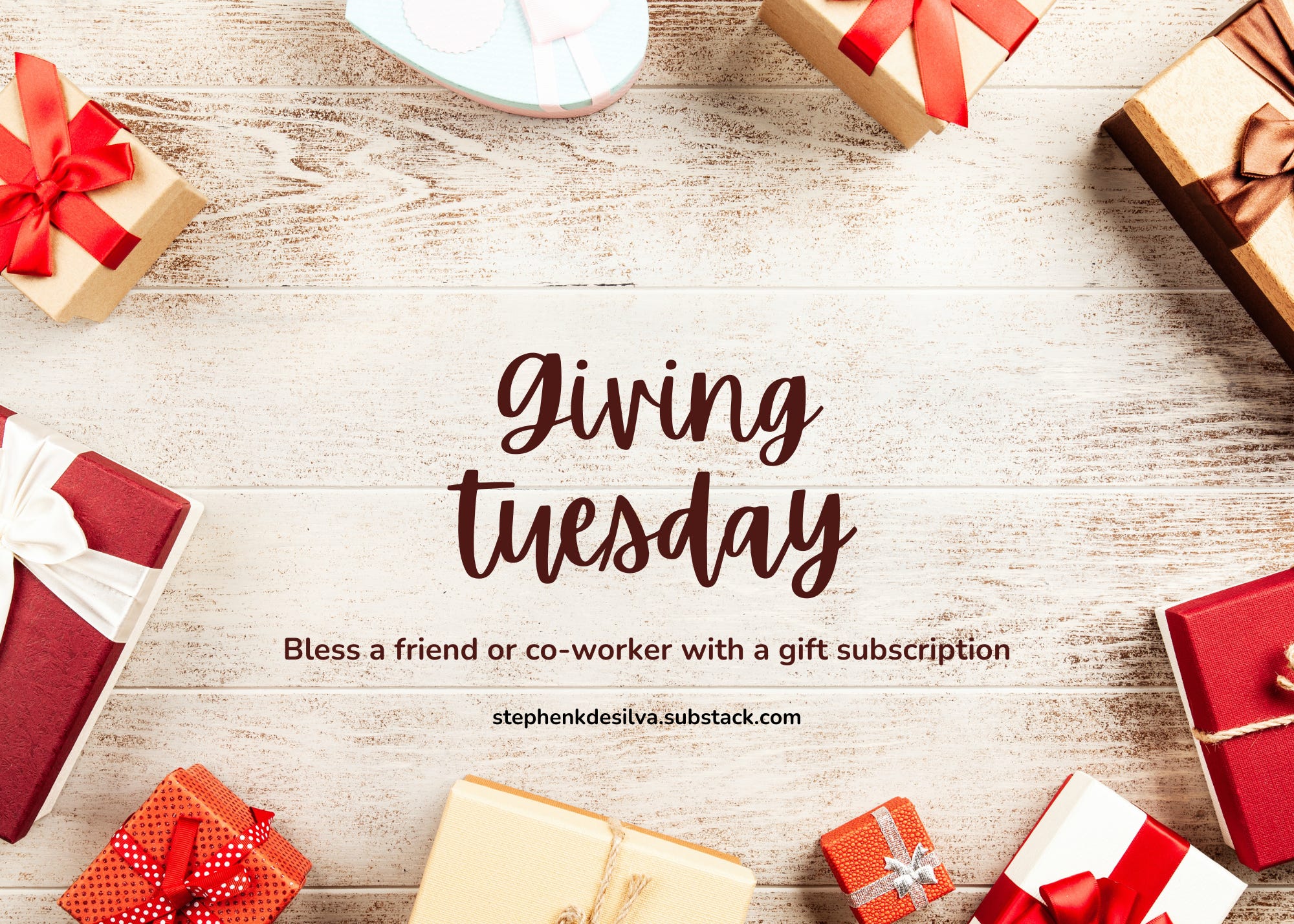 Giving Tuesday is almost here