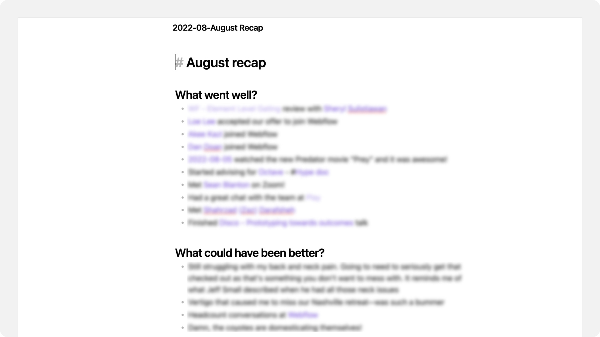 Practicing note rewriting - by David Hoang