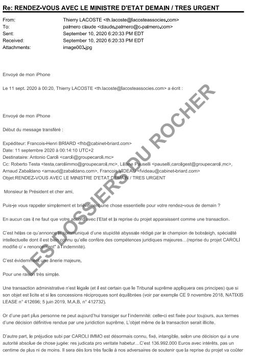 dossiers-du-rocher.com est de retour ! Didier Linotte empôche de Vinci ...