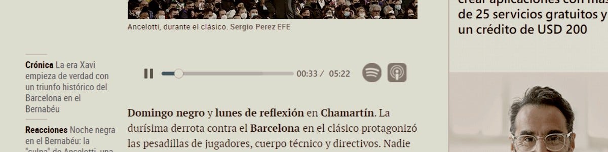 Como en el ochenta y seis - by Javier Saul - Lunes