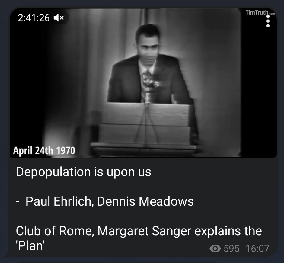 The Depopulation Agenda... - by A. Peleg