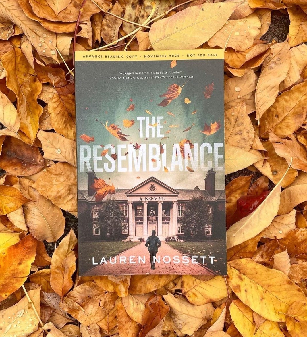 Pub-Day Week for THE RESEMBLANCE! - by Lauren Nossett