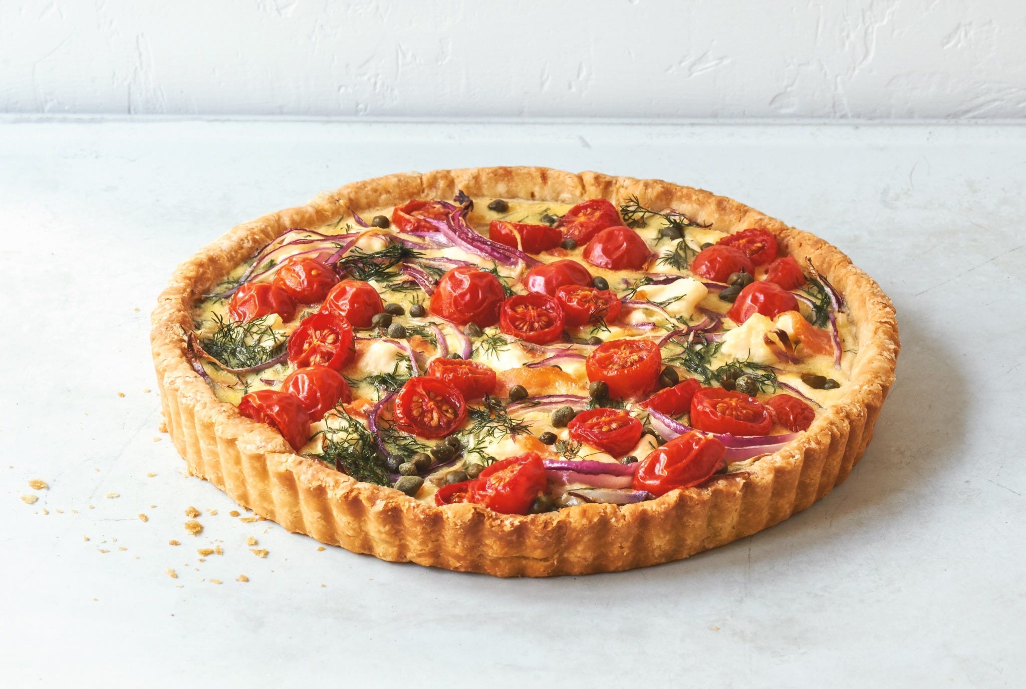 Skip the LES breakfast line and slice into this tart for brunch