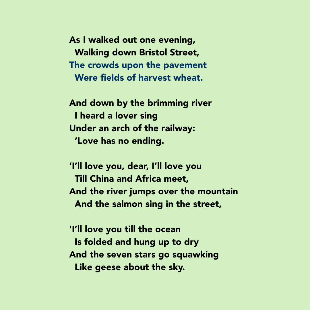 As I walked out one Evening (In Before Sunrise) - by aranya