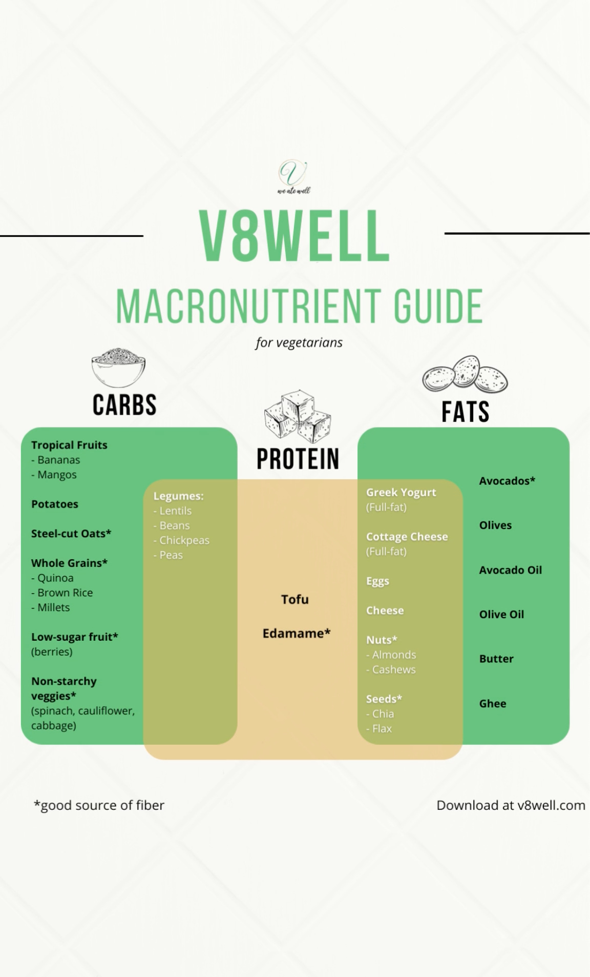 The v8well Macro-Nutrient guide - by Vasudha Viswanath