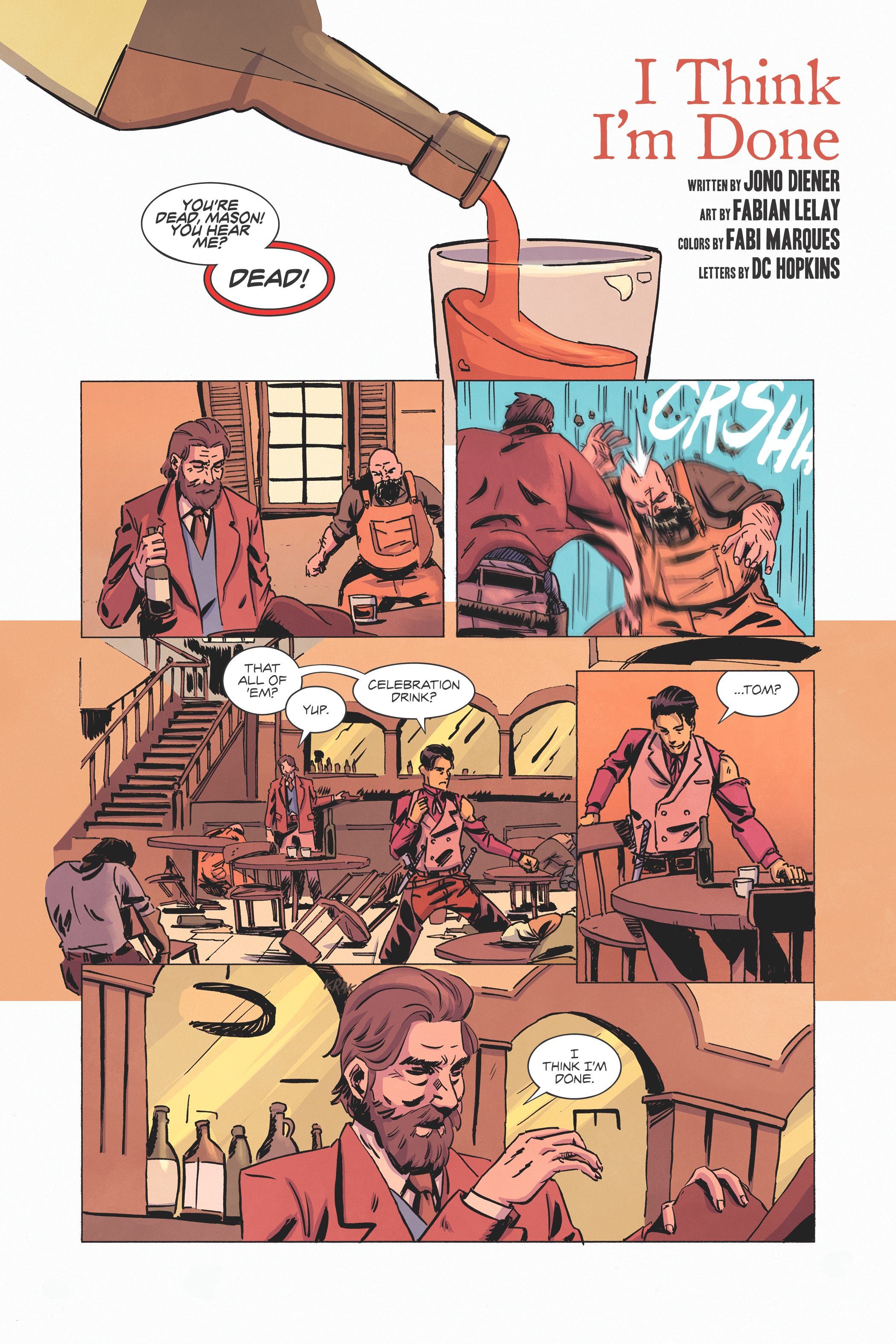 Exclusive Comic - "I Think I'm Done" - by Jono Diener