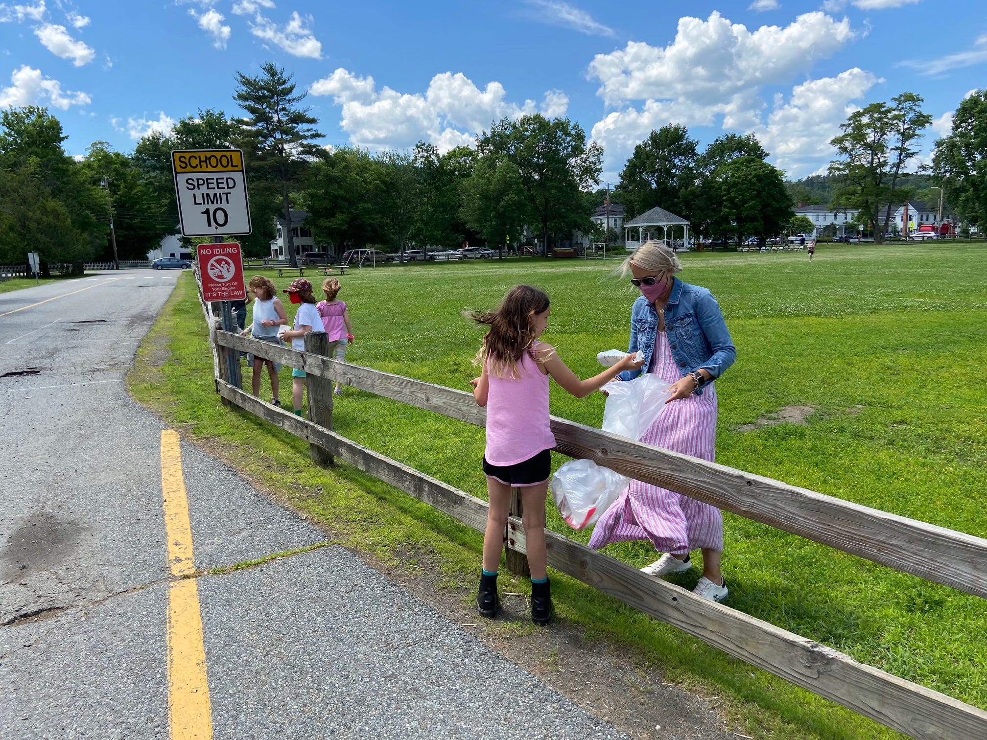 Marion Cross school 3rd graders give back