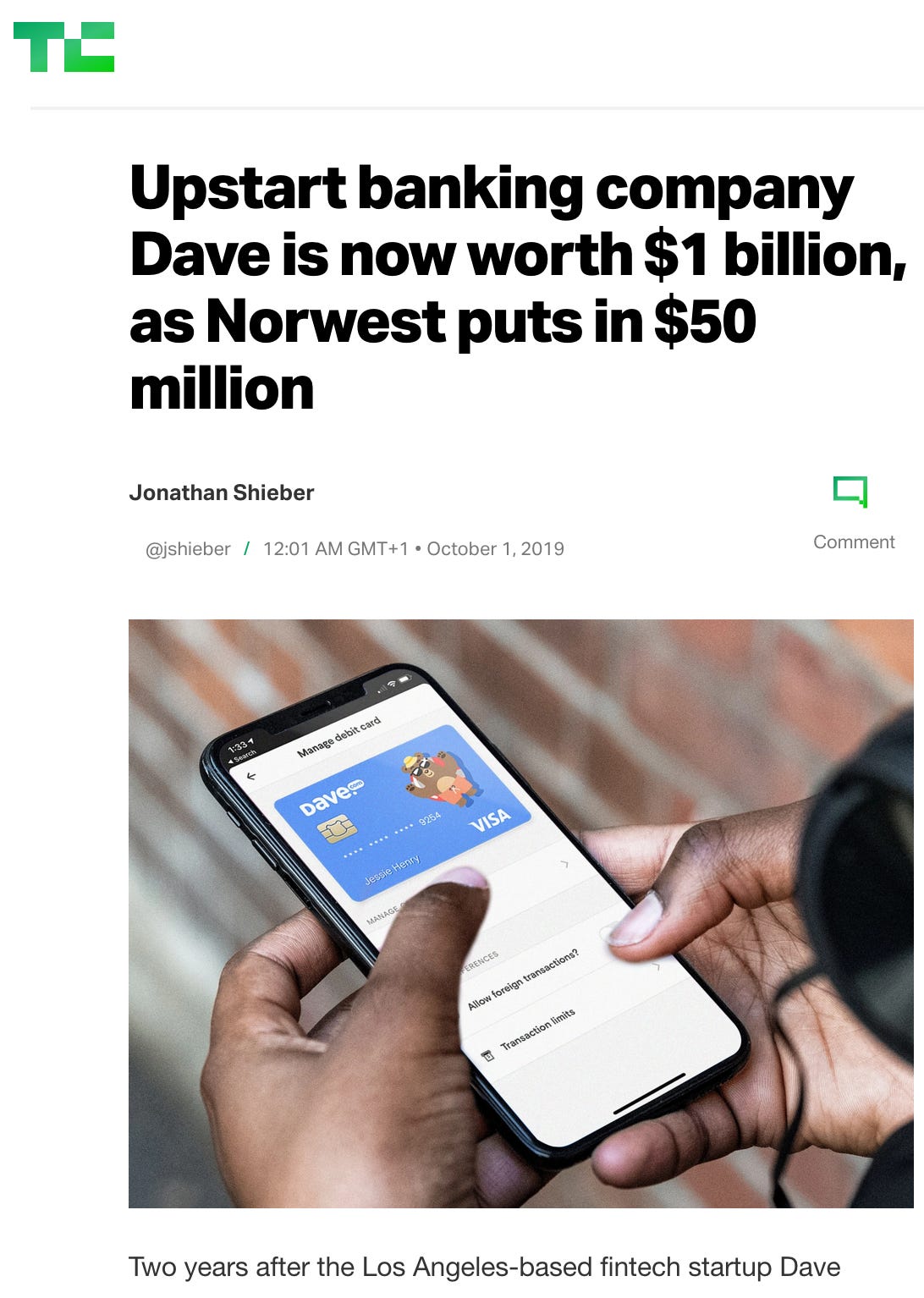 Podcast Conversation: Building Dave, the neobank saving users $1B in ...