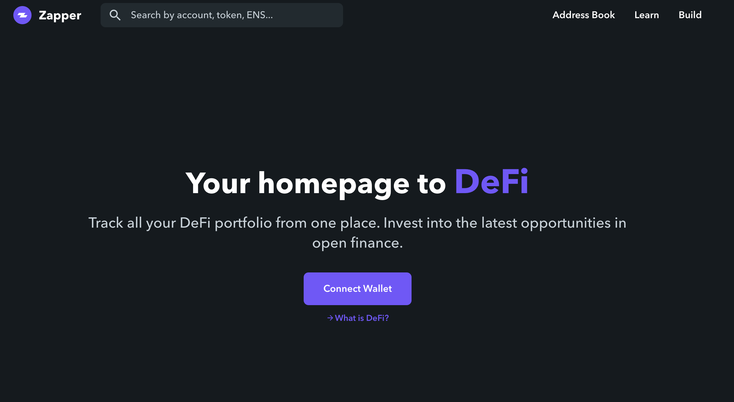 Zapper.fi: Your DeFi Dashboard - by Daniel Schlabach