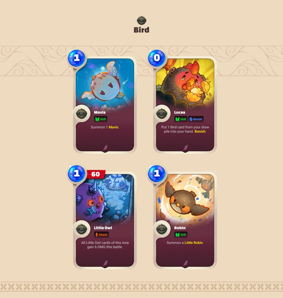 Origin Cards: Eyes! - by Axie Infinity - The Lunacian