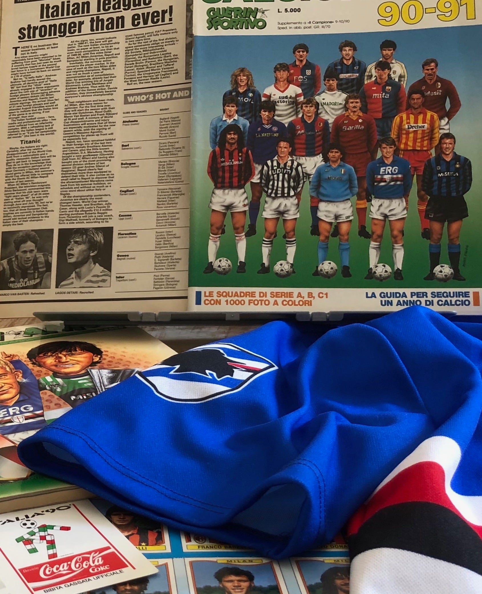 Italia 90 aftermath and the story of the 1990-91 Serie A season