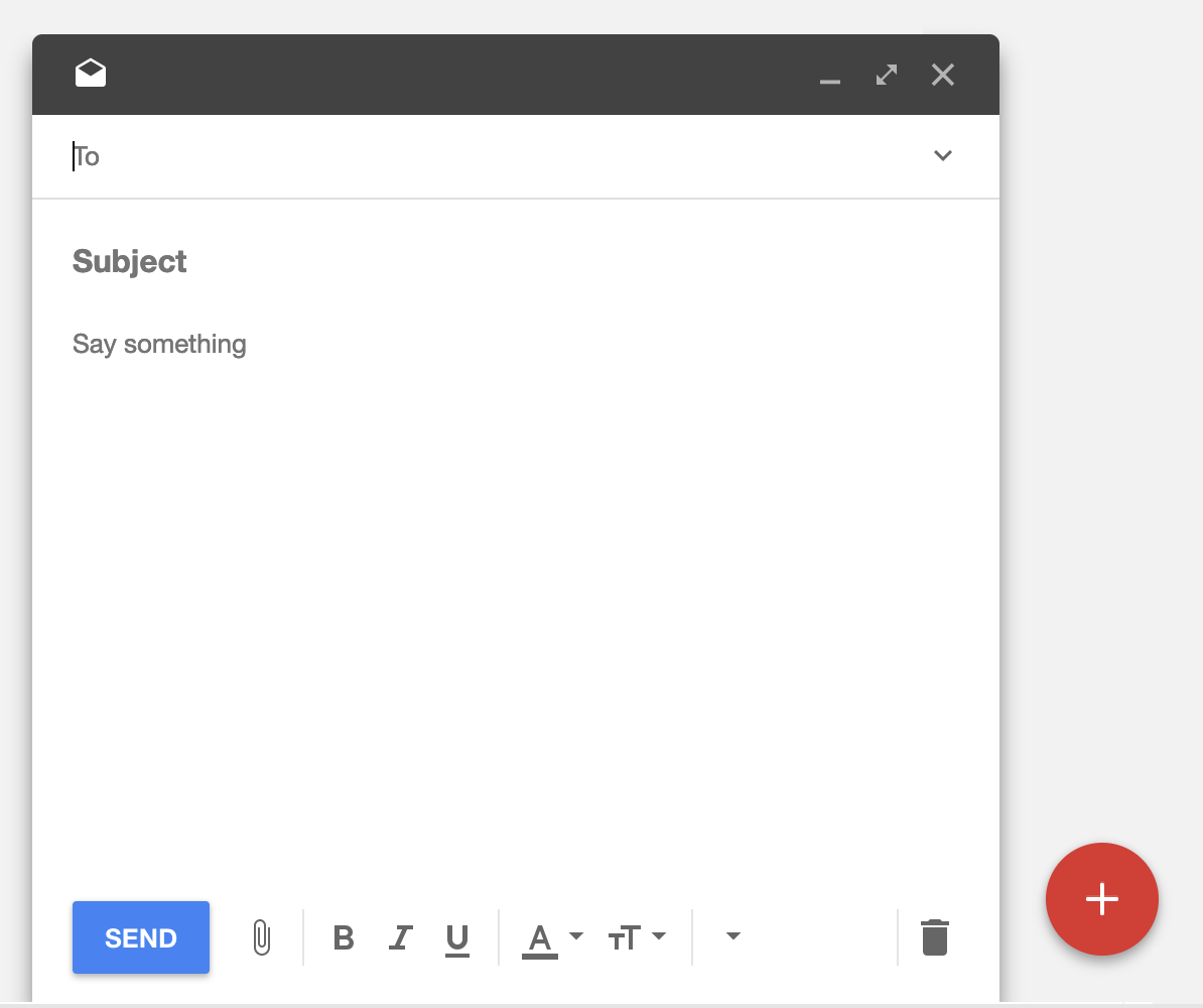 Simplify Gmail v2: Compose - by Michael Leggett