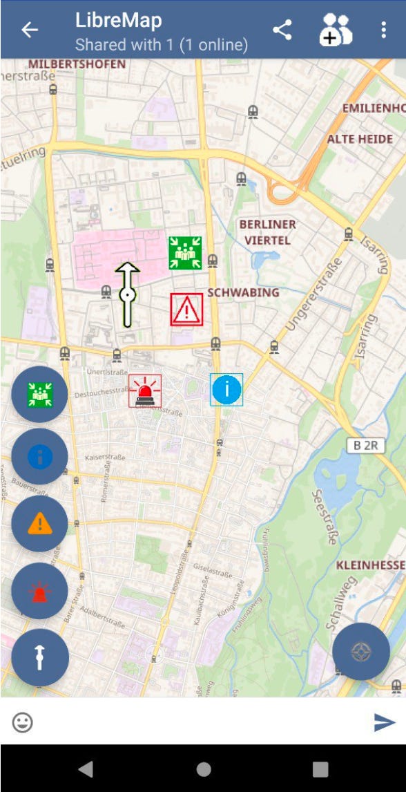 Internet Ausfall - Kein Problem mit Libre Messenger auf dem Laufenden ...