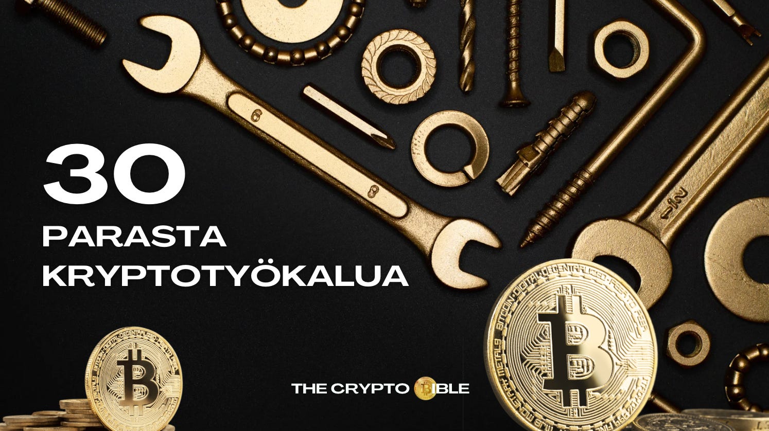 Kryptosijoittajan 30 parasta työkalua - by Critical Crypto