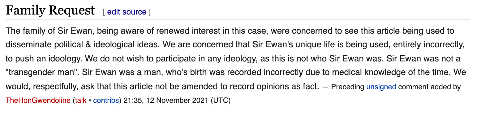 The Curious Case of Ewan Forbes - by Dave Hewitt