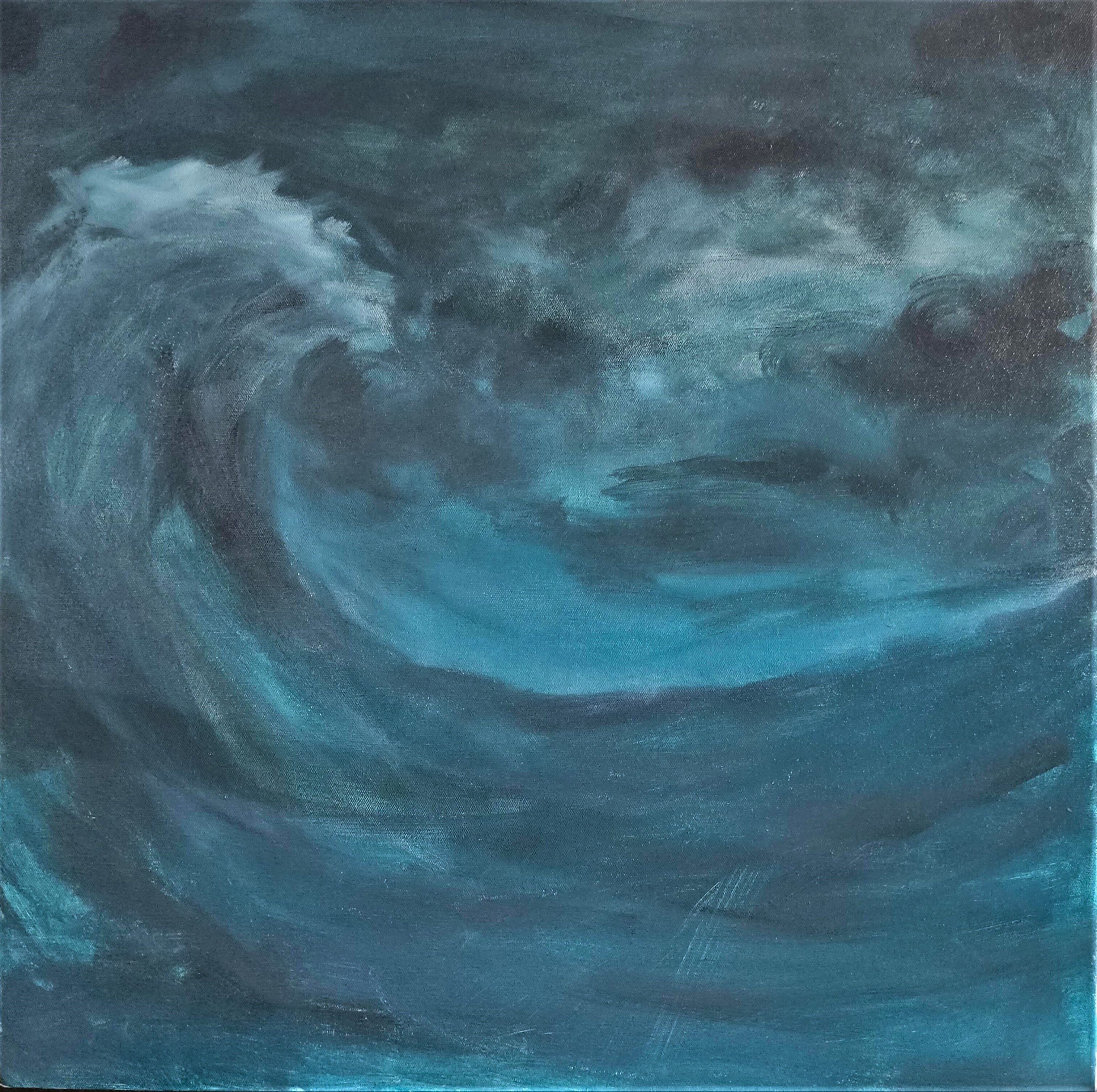 The Stormy Night - An Atmospheric Painting